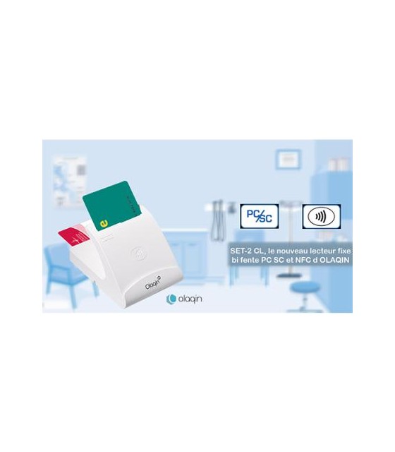 SET 2 CLESS Olaqin - Lecteur de carte vitale / e-carte vitale (NFC ...
